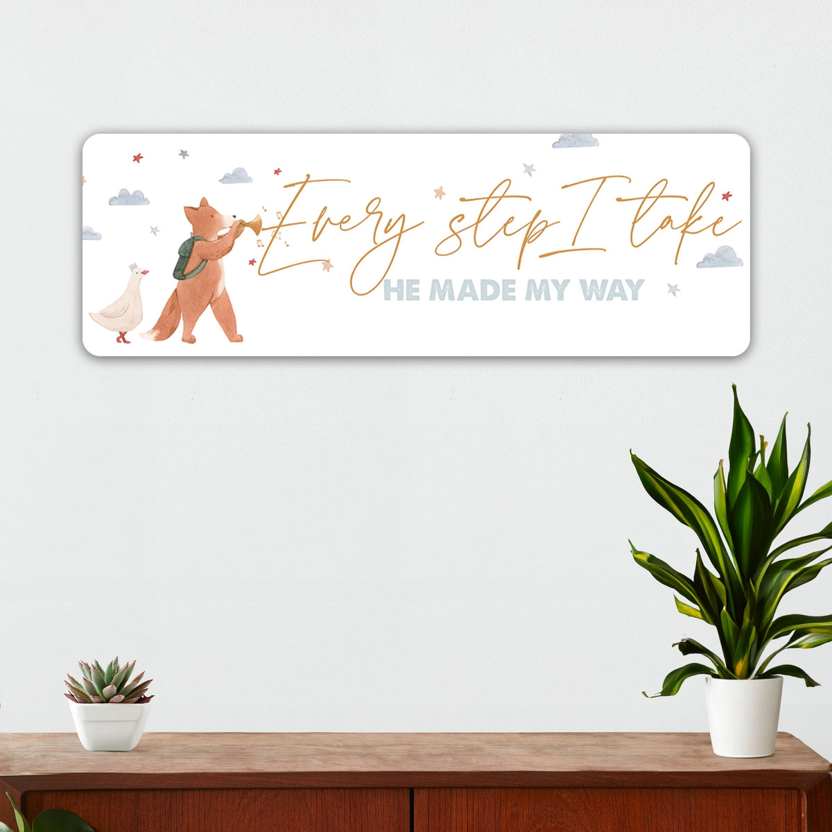 Unique Baby Shower Gift | Prayer Room Decor | "Every Step I Take ...