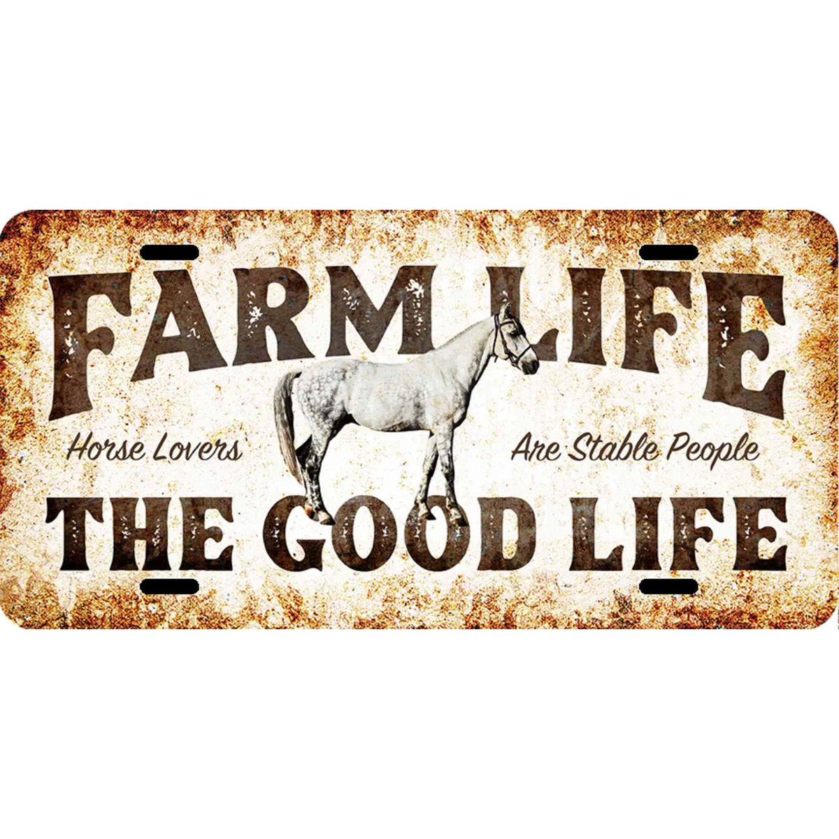 Farm Life - Horse License Plate — Sunshine Corner