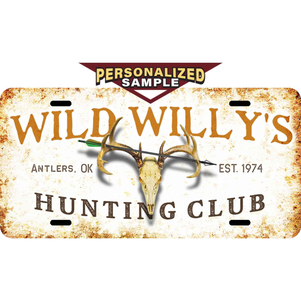 Custom License Plates | Deer and Hunting License Plates — Sunshine Corner